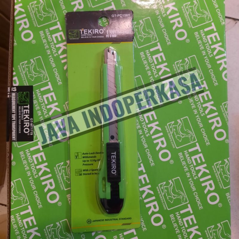 Jual TEKIRO GT-PC1561 pisau kater kecil ukuran 9 mm / cutter knife ...