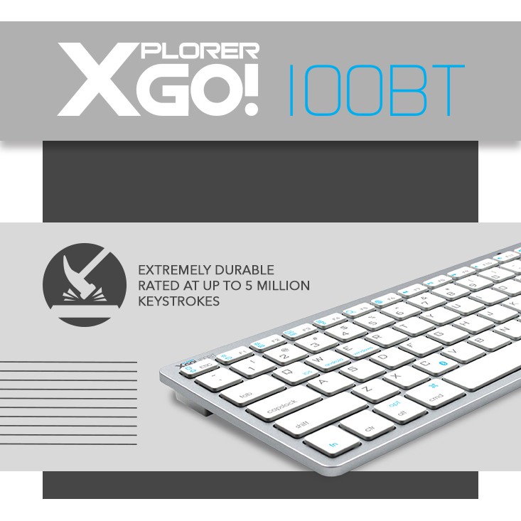 Alcatroz Xplorer Go! 100BT Bluetooth Keyboard | laptopcare