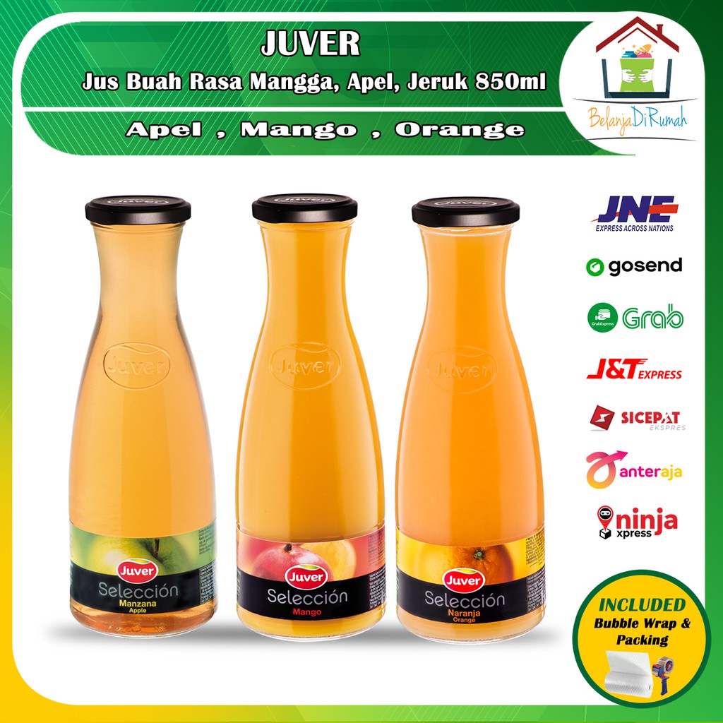 Jus Juver Seleccion | Jus Buah (Mangga, Apel, Orange, Red Grape) Ukuran ...