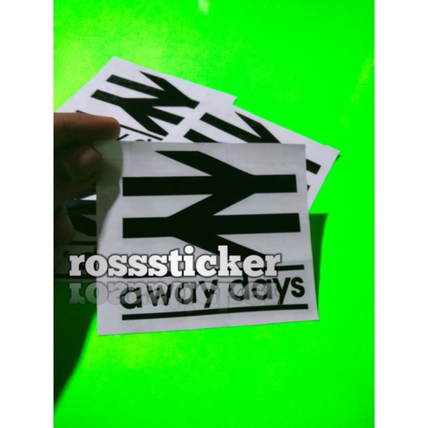 Jual away days sticker cutting custom suporter bola Indonesia | Shopee ...