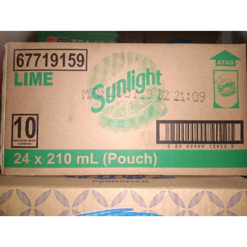 Jual Sabun Cuci Piring Sunlight 5000 karton 1 dus isi 24 x 210 ml ...