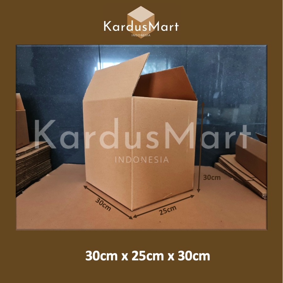 Jual Kardus - Karton - Box - Dus uk 30x25x30 cm | Shopee Indonesia