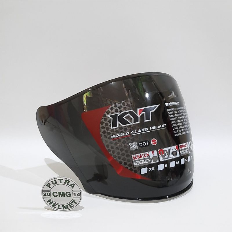 Jual VISOR HELM KACA HELM ORIGINAL KYT KYOTO INK DINAMIC HITAM DRAK ...