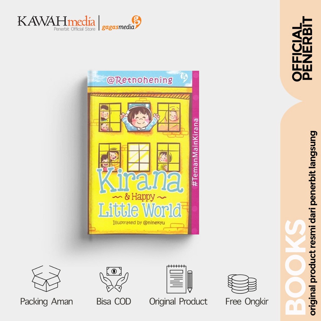 Jual BUKU KIRANA & HAPPY LITTLE WORLD - Retno Hening Palupi - Gagasmedia | Shopee Indonesia