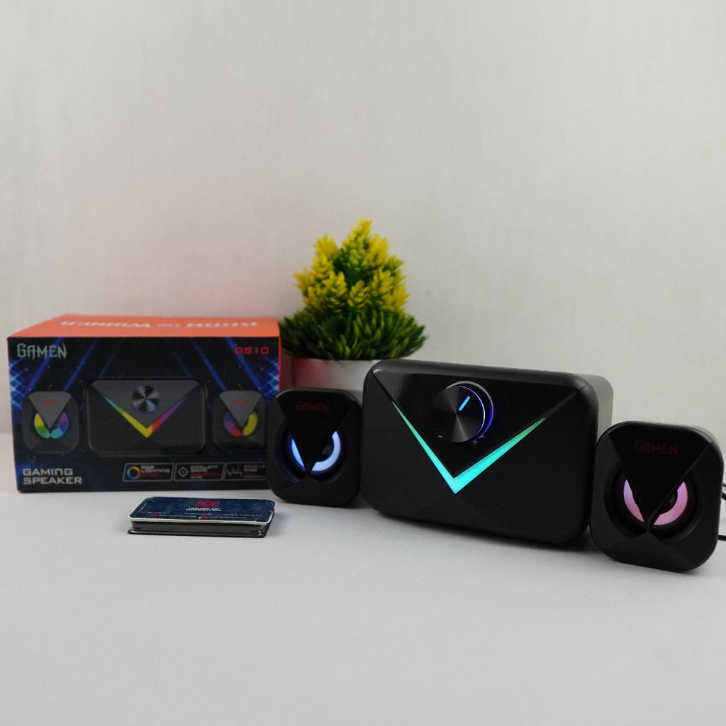 Jual SPEAKER GAMING GAMEN GS10 SUBWOOFER MULTIMEDIA 2.1CH WITH RGB ...