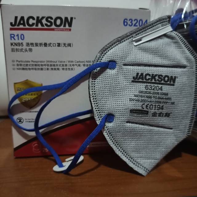 Jual MASKER JACKSON RESPIRATOR R10 KN95 63204 (NO VALVE) | Shopee Indonesia