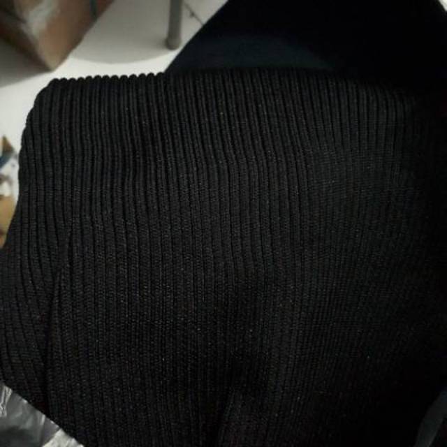 Jual Kain Rib Babat Rip Wol Lengan Kerah Jaket Sweater Meteran 100cm x ...