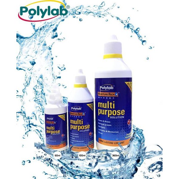 Jual [LMR] CAIRAN SOFTLENS POLYLAB | 60ML 100ML 360ML | Shopee Indonesia