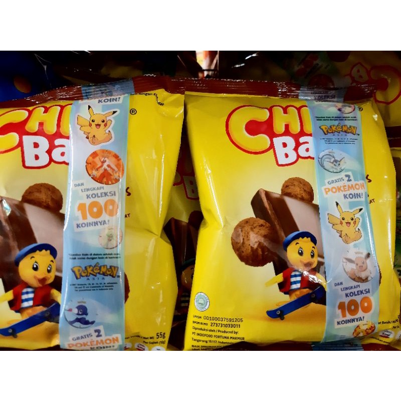 Jual Chiki Balls EDISI POKEMON Rasa Coklat 55gr/Camilan Chiki Balls ...