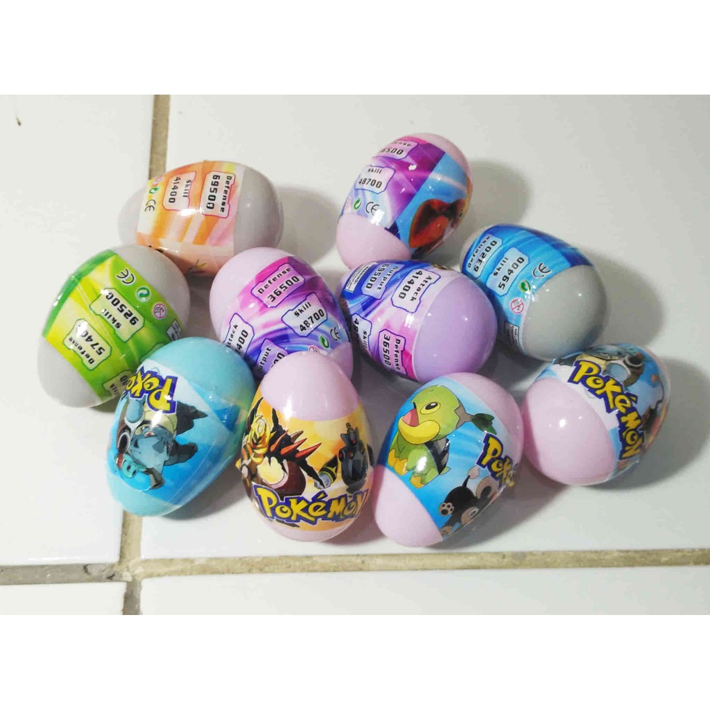 Jual Mainan anak murah-Surprise Egg Telur isi Mini Figure Seri Pokemon ...