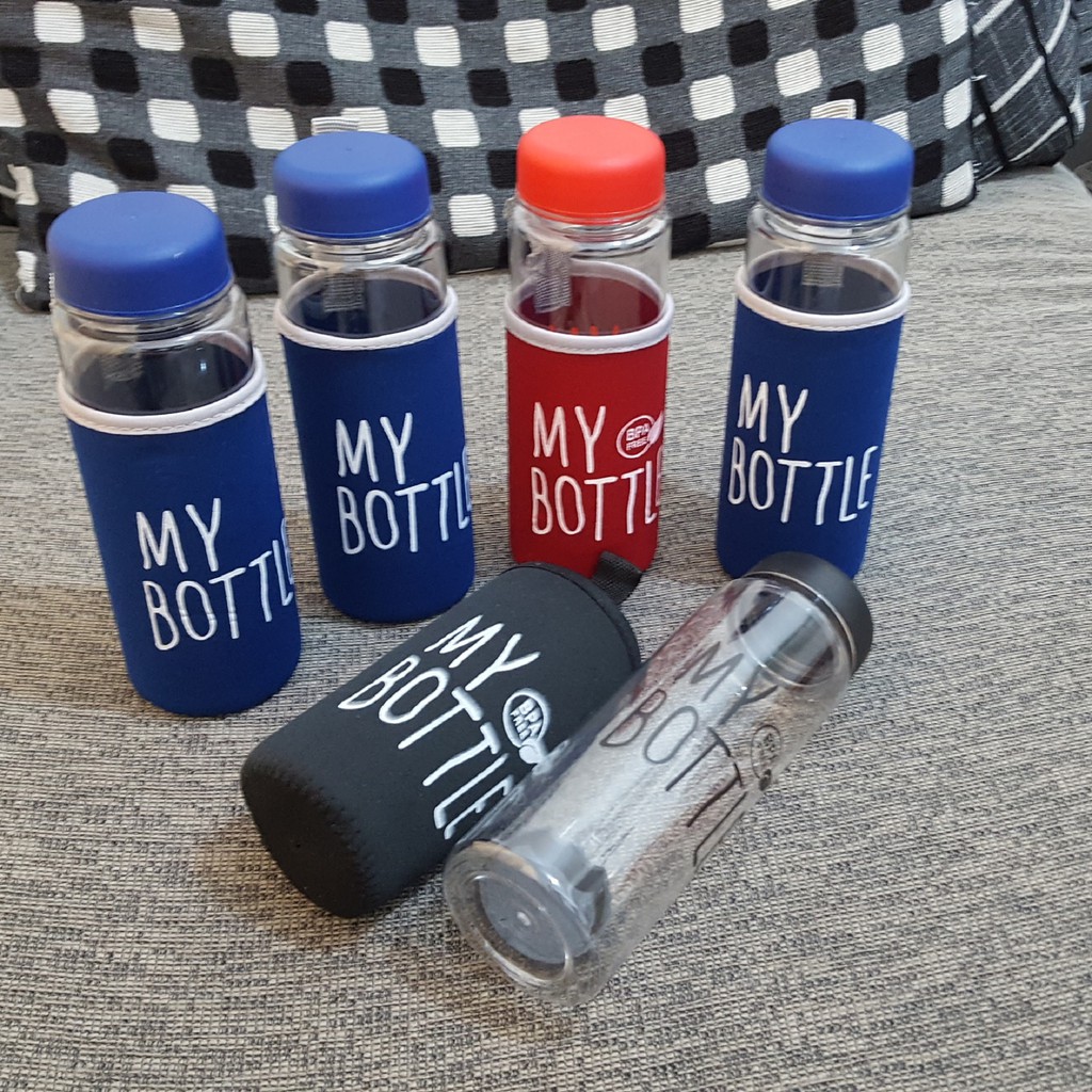 Jual Botol Minum My Bottle + Pouch 500ml | Shopee Indonesia