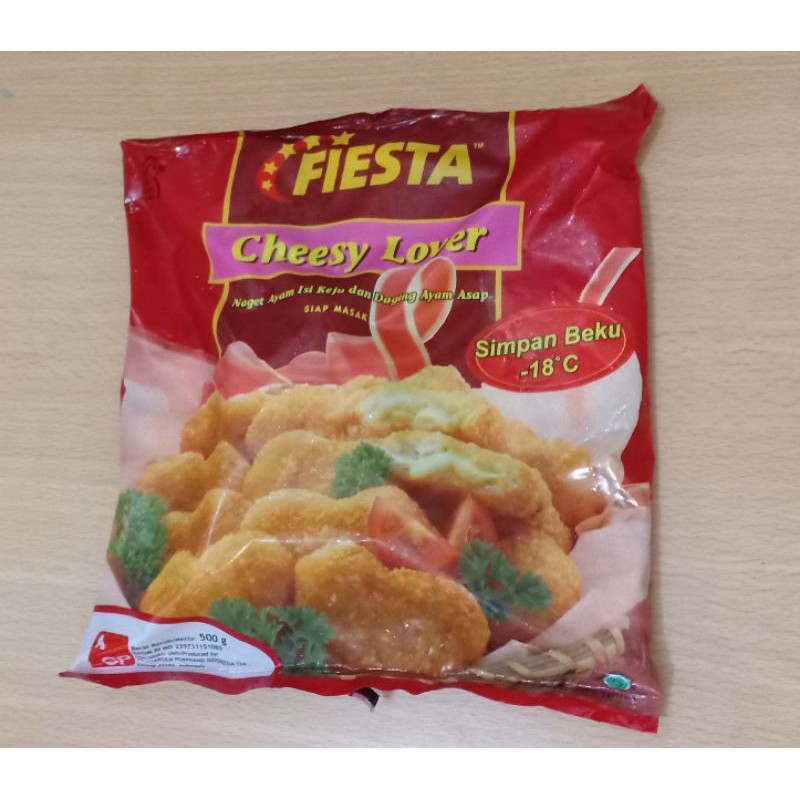 Jual Fiesta Cheesy Lover 500g | Naget Ayam Isi Keju | Shopee Indonesia