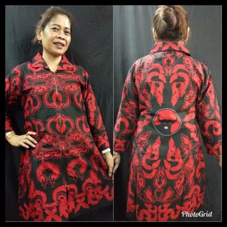 Jual BATIK SOLO DRESS PDI PERJUANGAN PDI-P BARCELLONE BATIK AMANAH ...