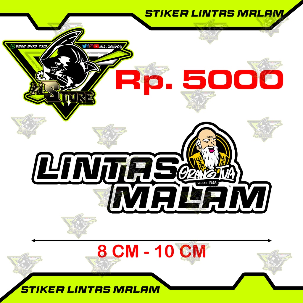 Jual Stiker Lintas Malam | Shopee Indonesia