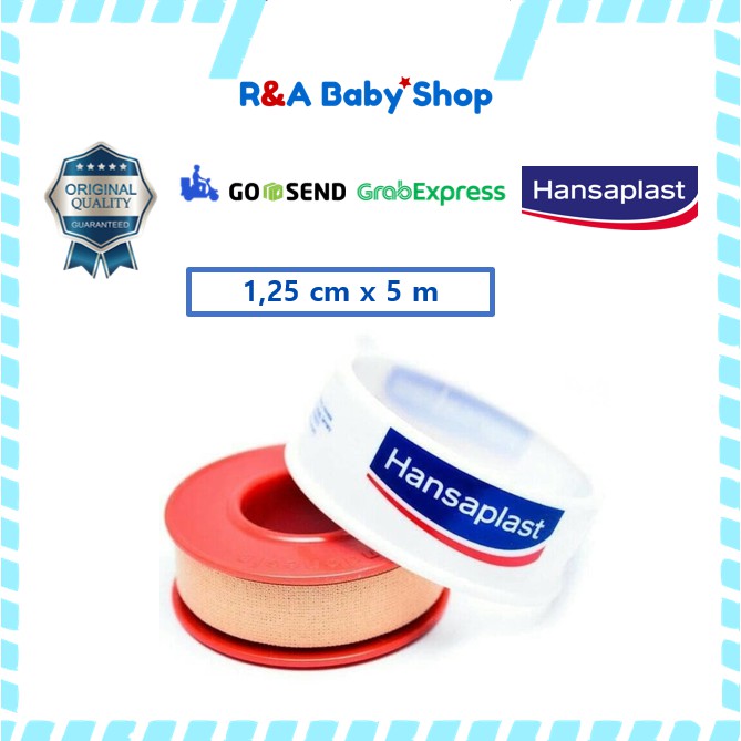 Hansaplast Hansaplas Handsaplast Plester Plaster Roll Kain Luka Medis ...