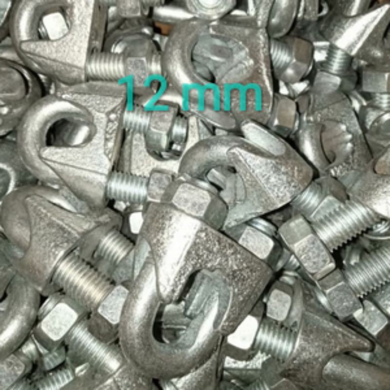 Jual Clamp Seling 12mm Klem Seling Clamp Wire Rope | Shopee Indonesia