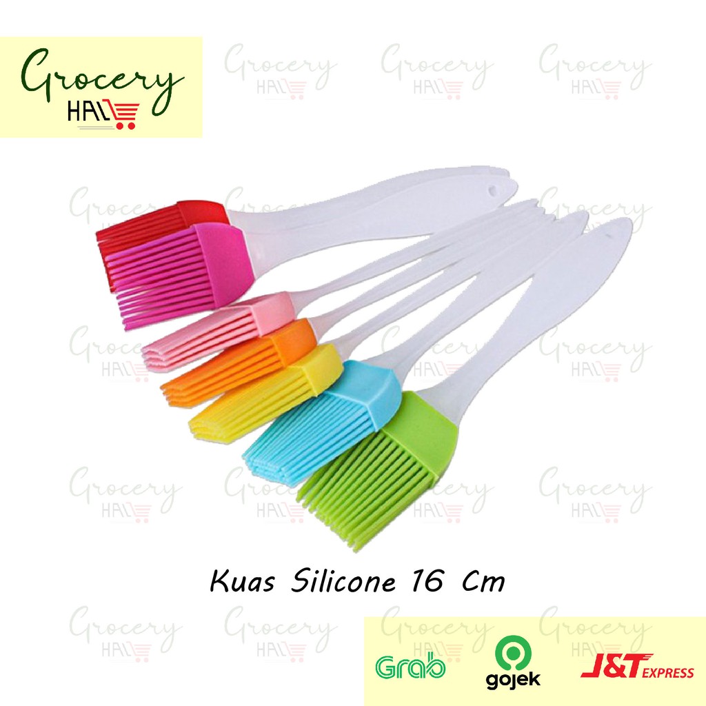 Jual KUAS SILICONE 16 CM ( KUAS ROTI / KUE / BBQ ) | Shopee Indonesia