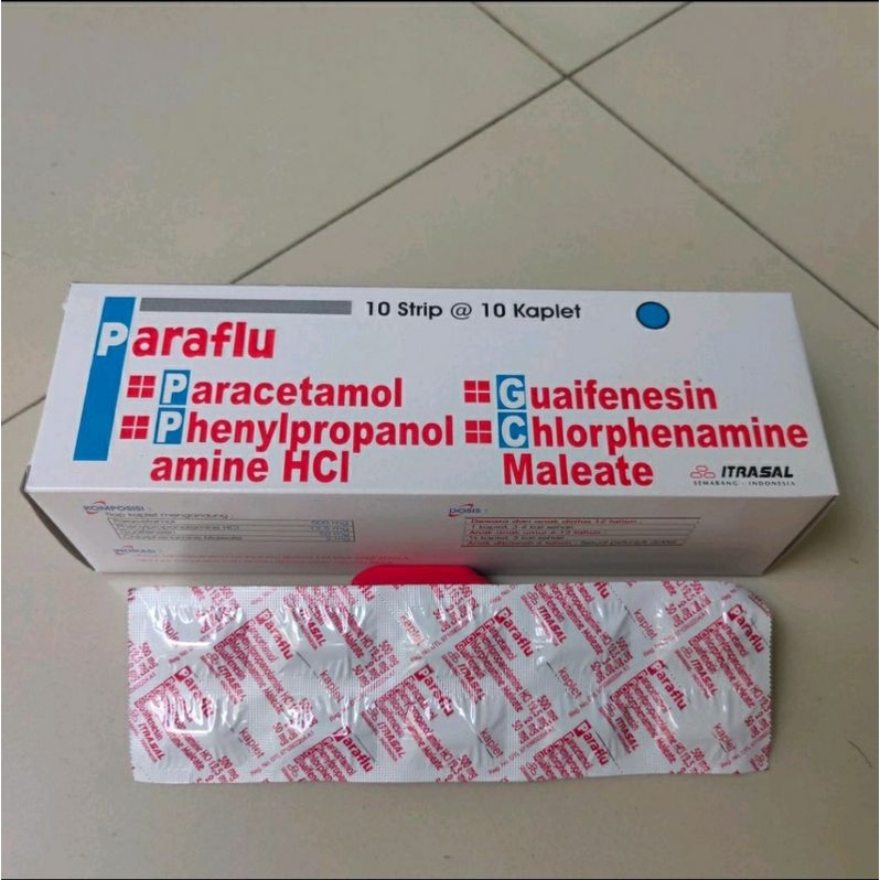 Jual Paraflu Tablet/harga per strip | Shopee Indonesia