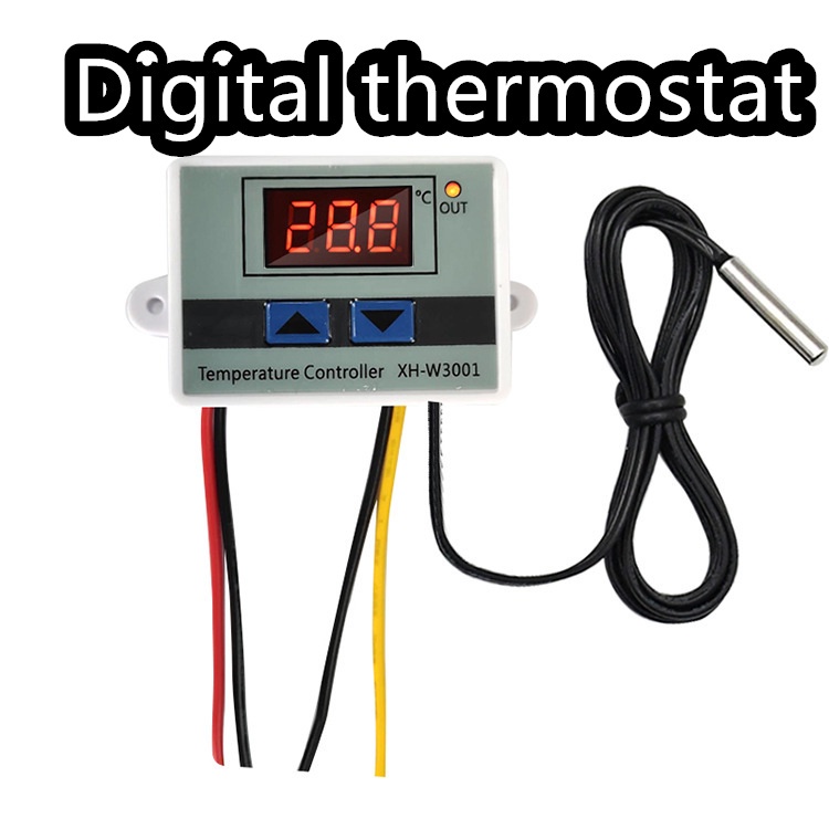 Jual Thermostat Digital AC 220V XH W3001 Termostat Alat Pengatur Suhu Panas Dingin Mesin Tetas ...