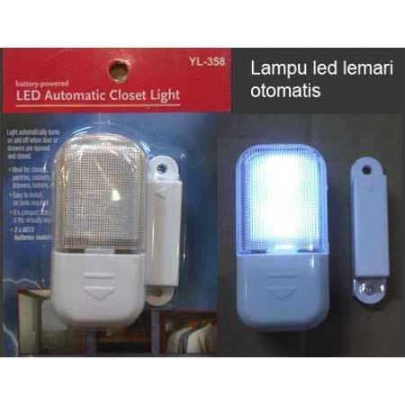 Jual Lampu Lemari LED otomatis automatic closet toilet emergency ...