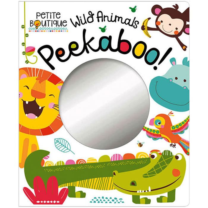 Jual Petite Boutique Wild Animals Peekaboo! A Fun Mirror Game Board ...