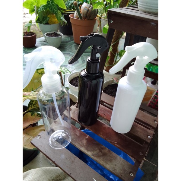 Jual Botol Triger 250ml Plastik Tebal ada 3 warna hitam, putih dan ...