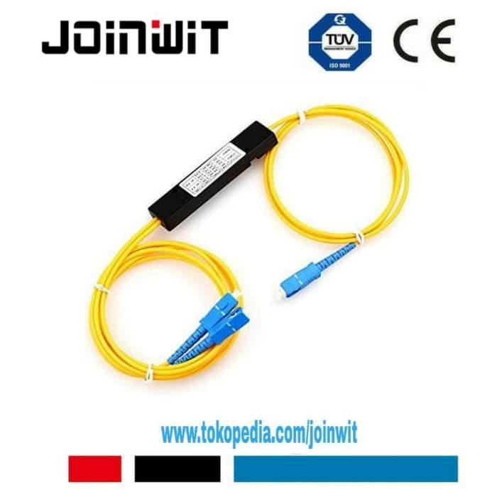 Jual Passive splitter / pasif spliter 1:2 fiber optic 1x2 UPC KABEL FO ...