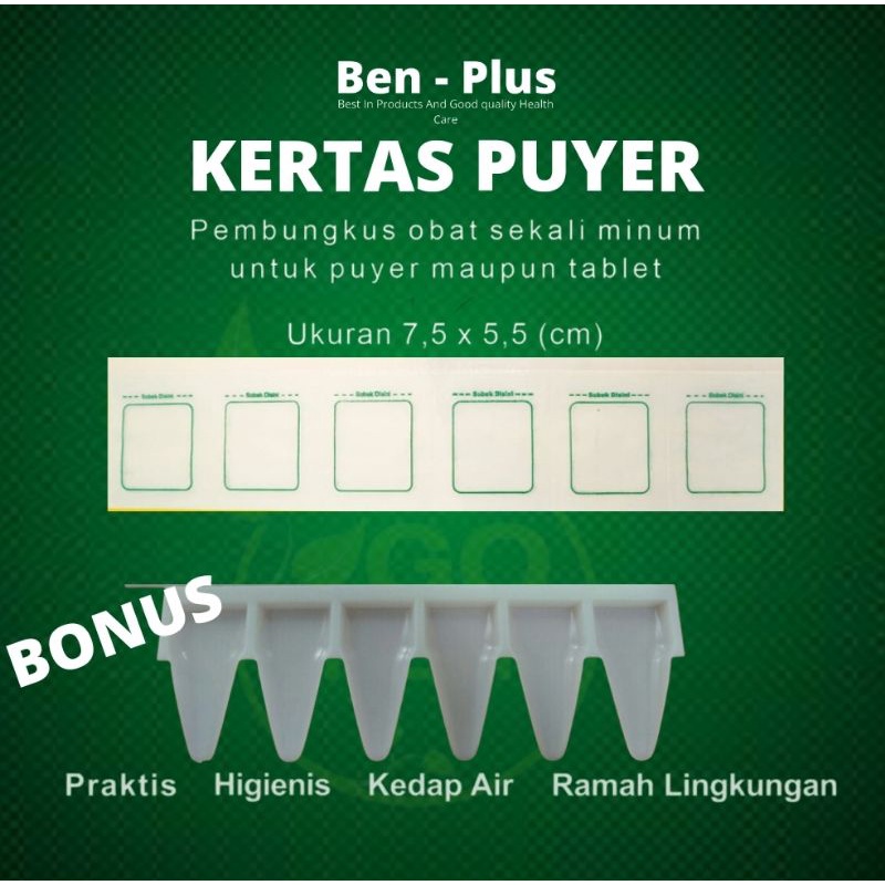 Jual Kertas Puyer Polos 1 Pack + sendok 1 pcs | Shopee Indonesia