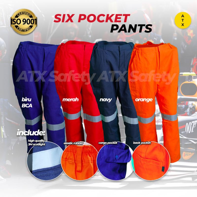 Wearpack Safety Kerja Hanya Celana Merk ATX | Shopee Indonesia