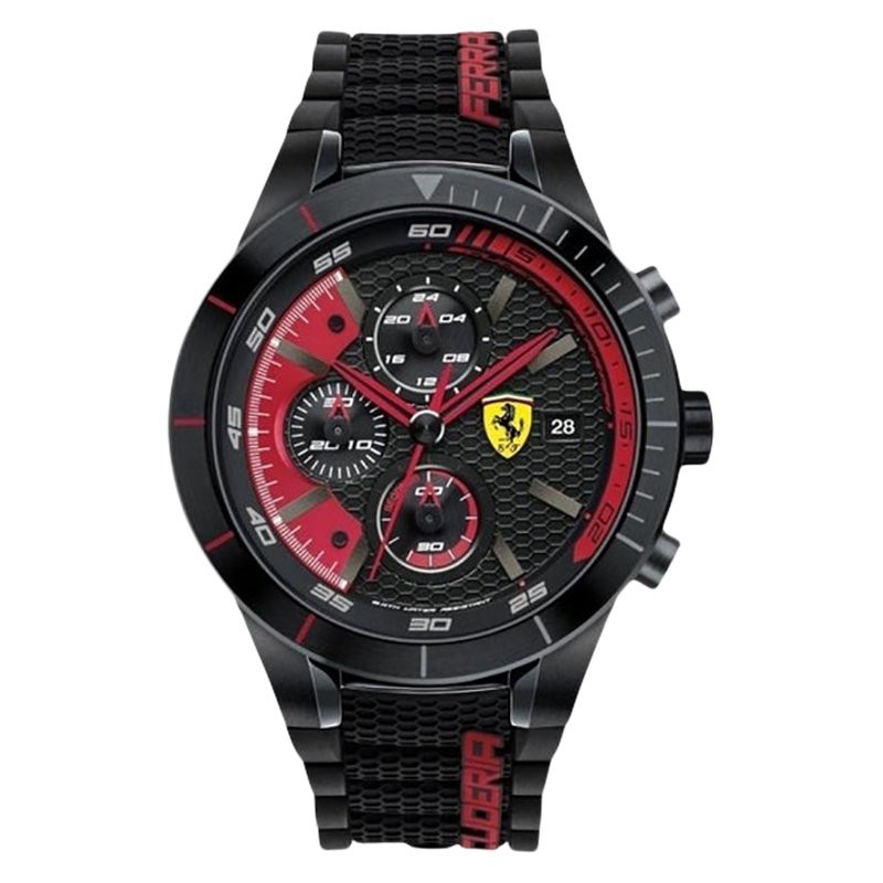 Jual Jam Tangan Pria Ferrari Scuderia 0830260 RedRev Chronograph Men ...