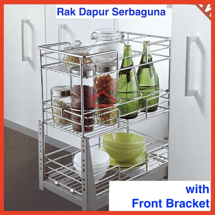 Jual Rak Tarik Dapur Vitco SC 29022F2 3 Susun Kitchen 29022 F2 Bumbu ...