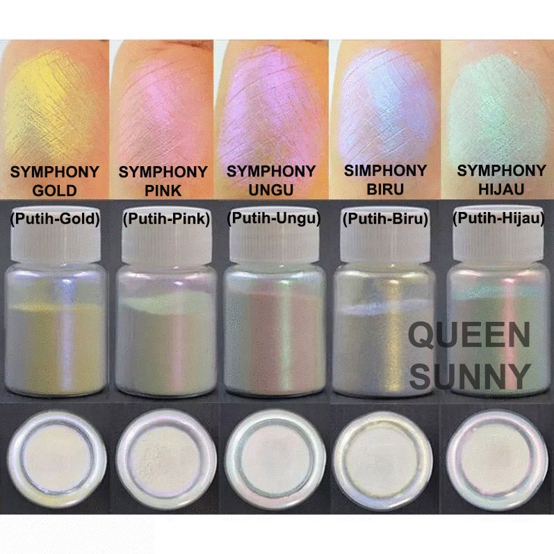 Jual Symphony White Mica Powder Bubuk Mika Pigment Resin Pewarna Sabun ...