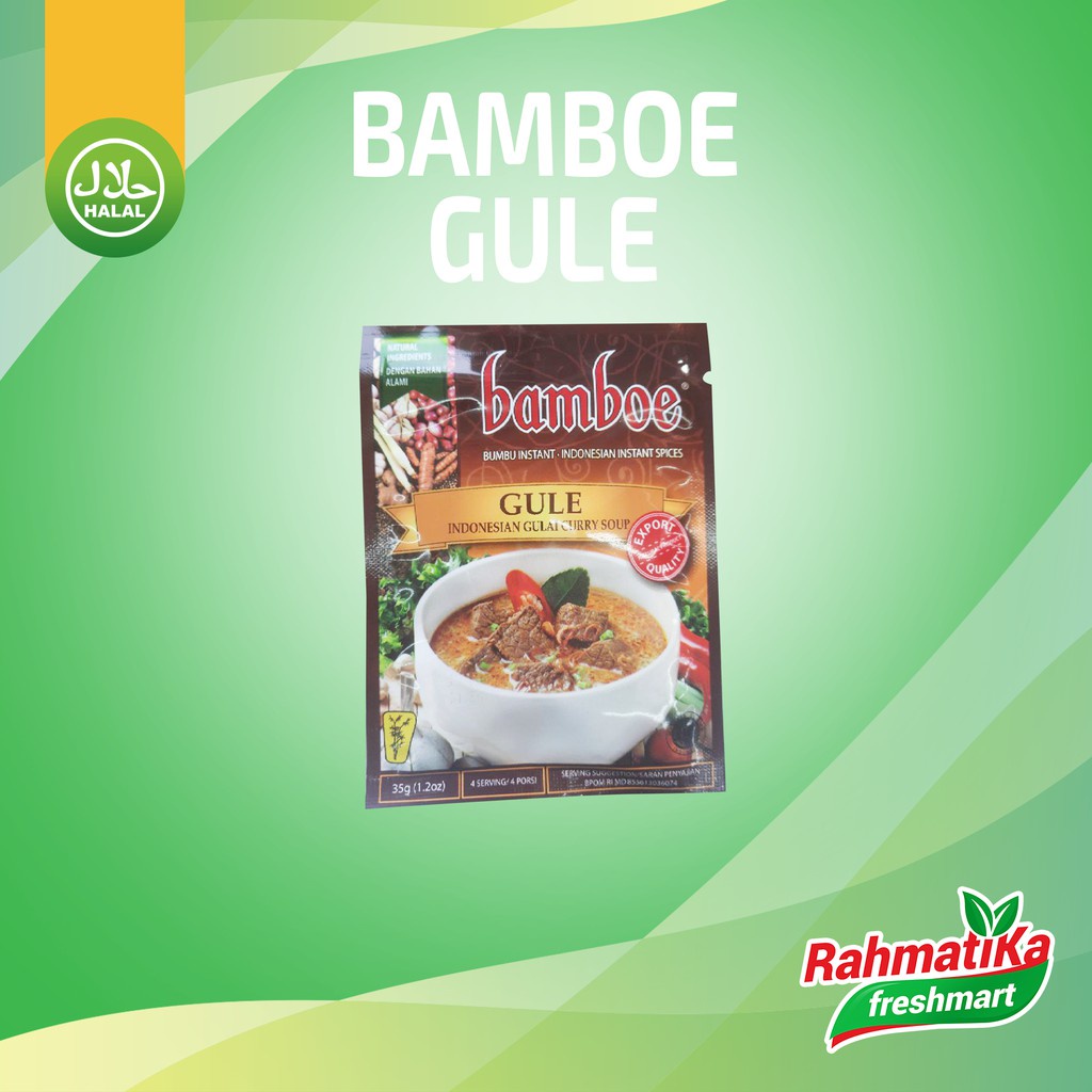 Jual Bamboe Gule / Bumbu Instan Gule 35 gram (Bumbu Dapur) | Shopee ...