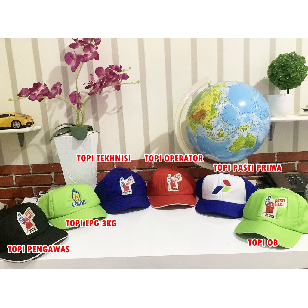 Topi SPBU Pasti Pass/Topi SPBU Pertamina | Shopee Indonesia