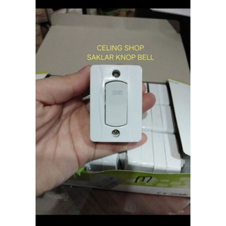 Jual saklar KNOP BELL listrik pencetan tombol bel | Shopee Indonesia
