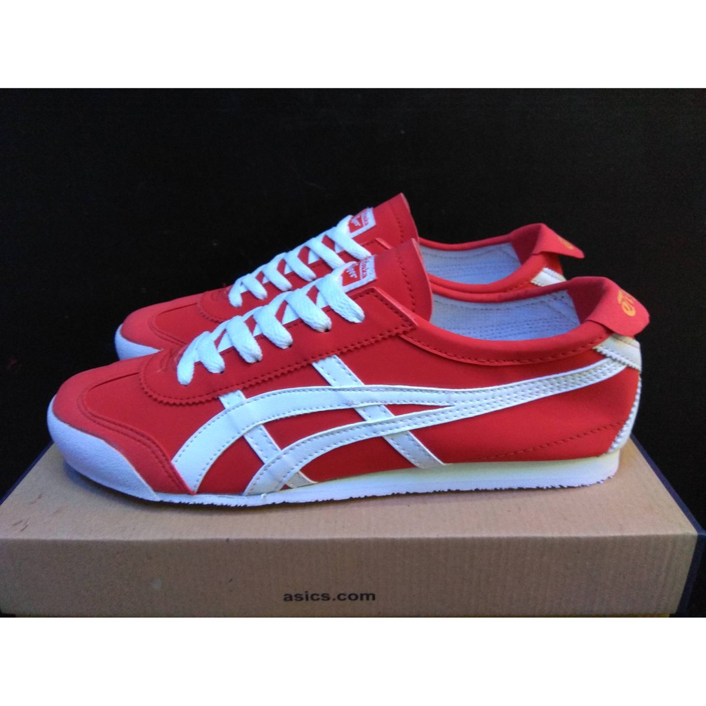 Jual ASIC ONITSUKA MAN MERAH LIST PUTIH | Shopee Indonesia