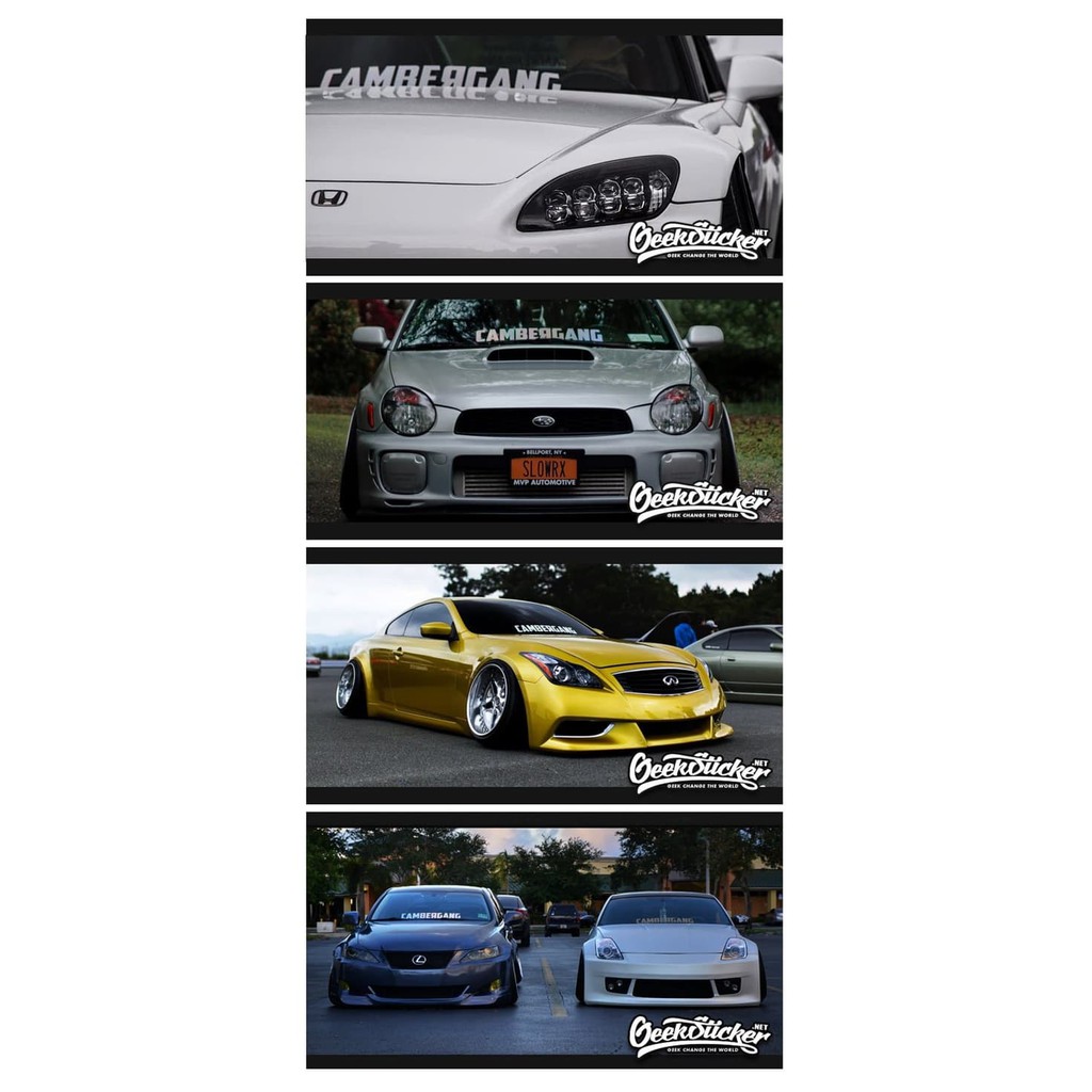 Jual sticker stiker cambergang jdm honda toyota suzuki daihatsu bmw ...
