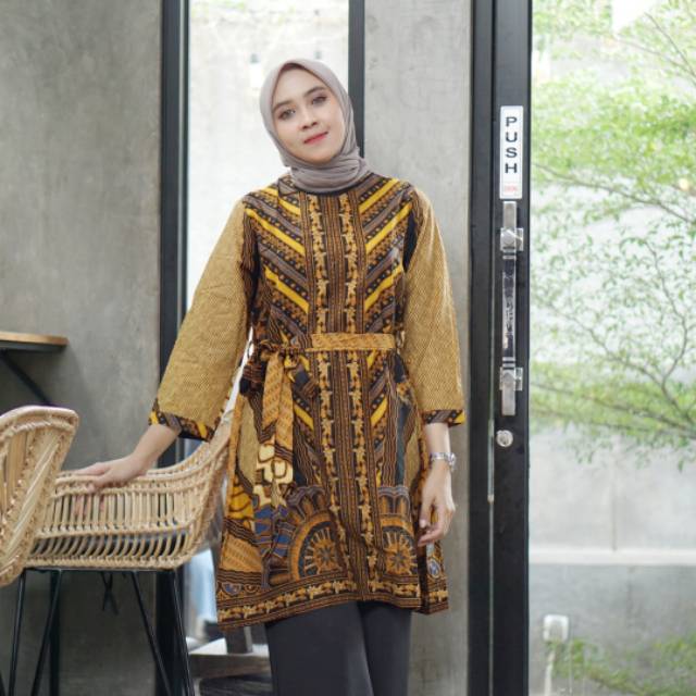 Jual DAYONI DRESS BATIK original ( handmade - prestige - batik kerja ...