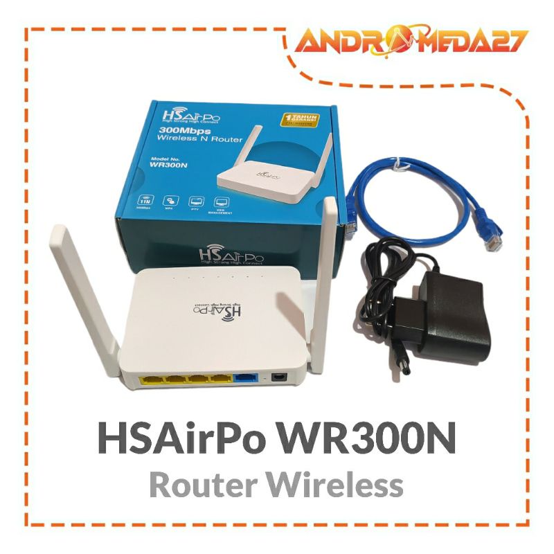Jual HS AIRPO WR300N 300Mbps WIRELESS N ROUTER | Shopee Indonesia