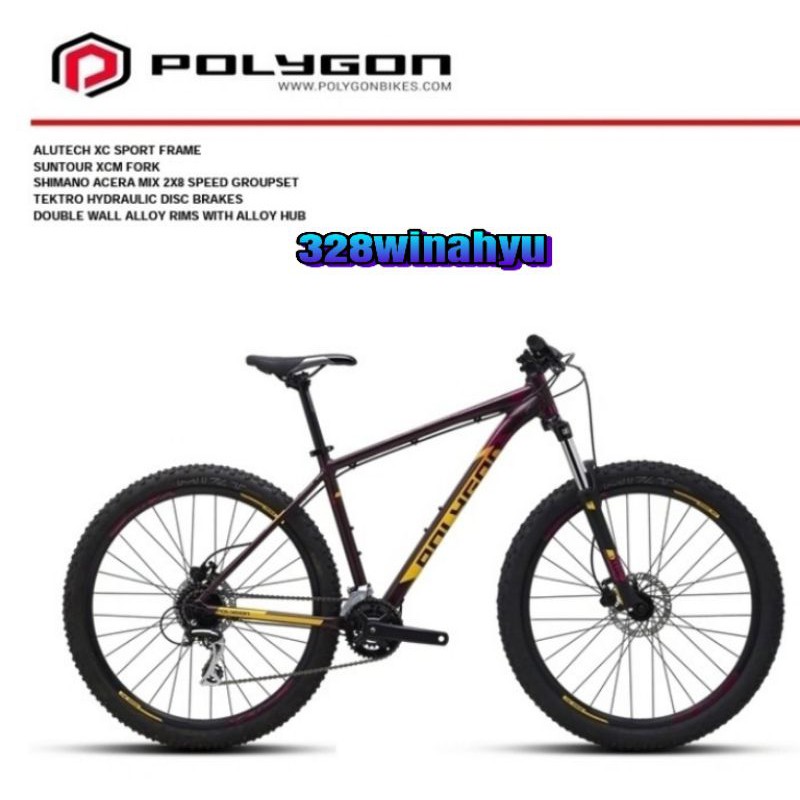 Jual POLYGON PREMIER 4 27.5 alloy mtb | Shopee Indonesia
