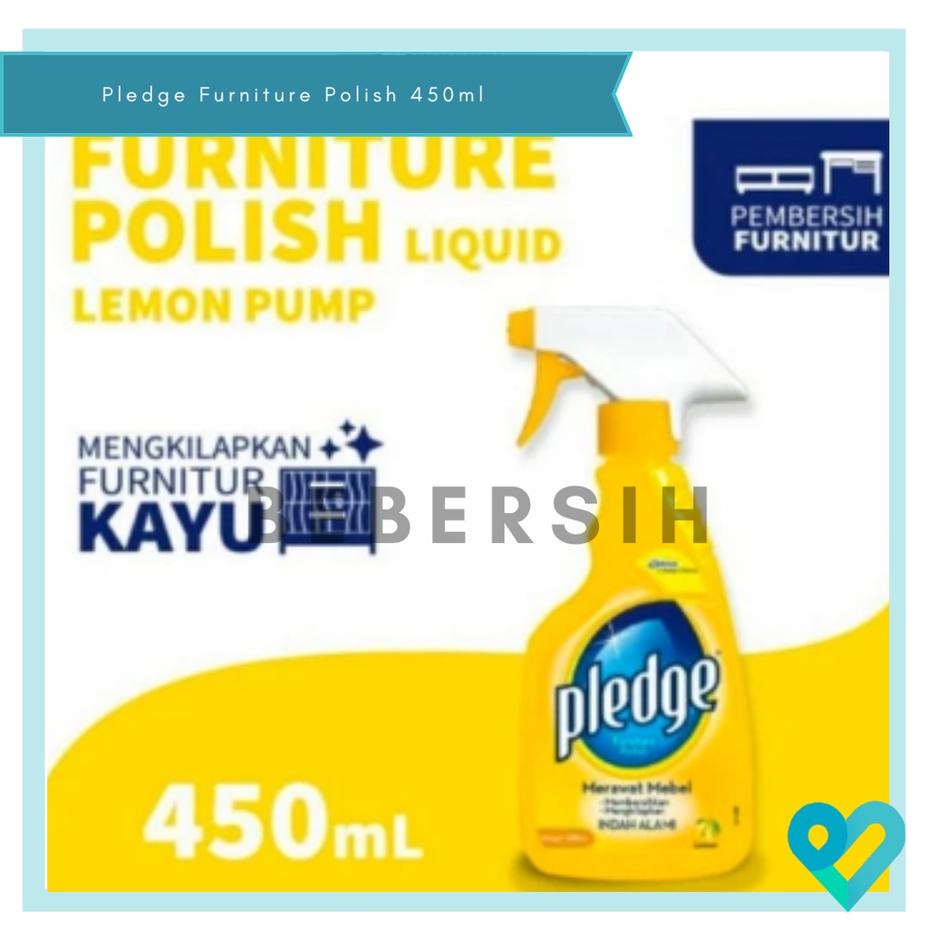 Jual Pledge Furniture Polish 450ml/Pledge Liquid Pump 450ml/Pledge ...