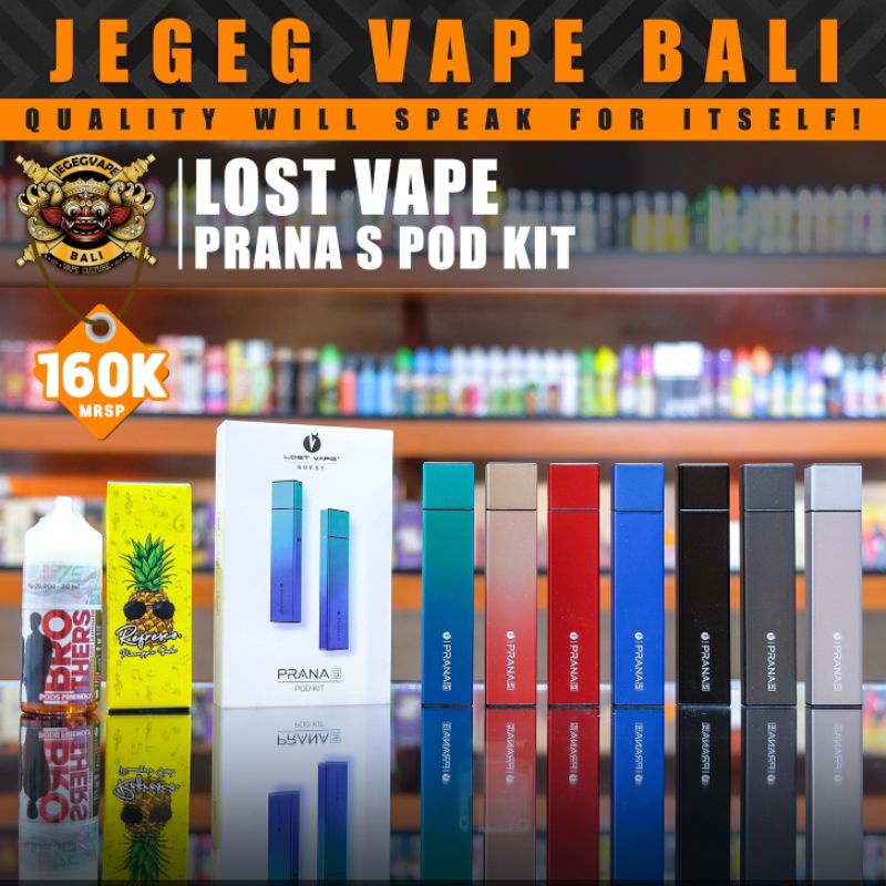 Jual Lost Vape Prana S Pod Kit Authentic | Shopee Indonesia
