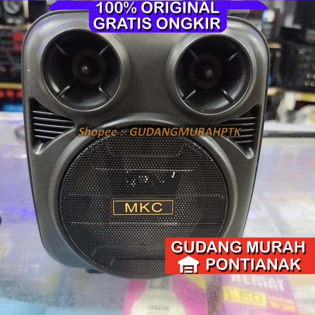 Jual Speaker Bluetooth Portable MKC KIMISO BRAIN POWER Pengeras Suara ...