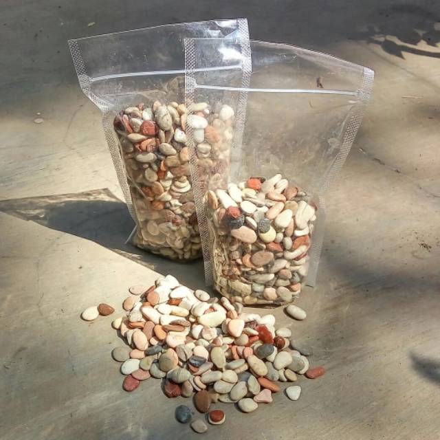 Jual 1Kg BATU WARNA HIASAN TANAMAN POT | PANCAWARNA MINI BATU ALAM ...