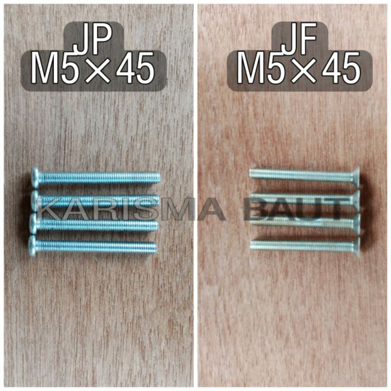 Jual Baut JP M5 x 40 ( baut JP 5x40 ) / Baut JF M5 x 40 ( baut JF 5x40 ) | Shopee Indonesia