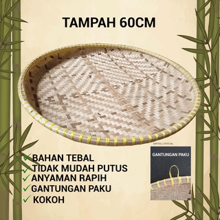 Jual Tampah Bambu 50/56/60 cm Awitali Nampan Nyiru Tempeh Tumpeng ...
