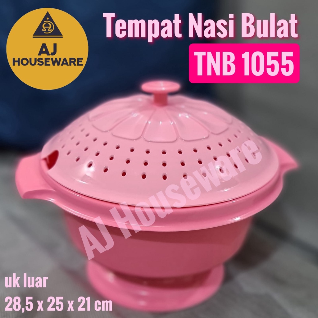 Jual TNB 1055 TEMPAT NASI BULAT PINK GOLDEN SUNKIST/ WAKUL NASI TUTUP ...
