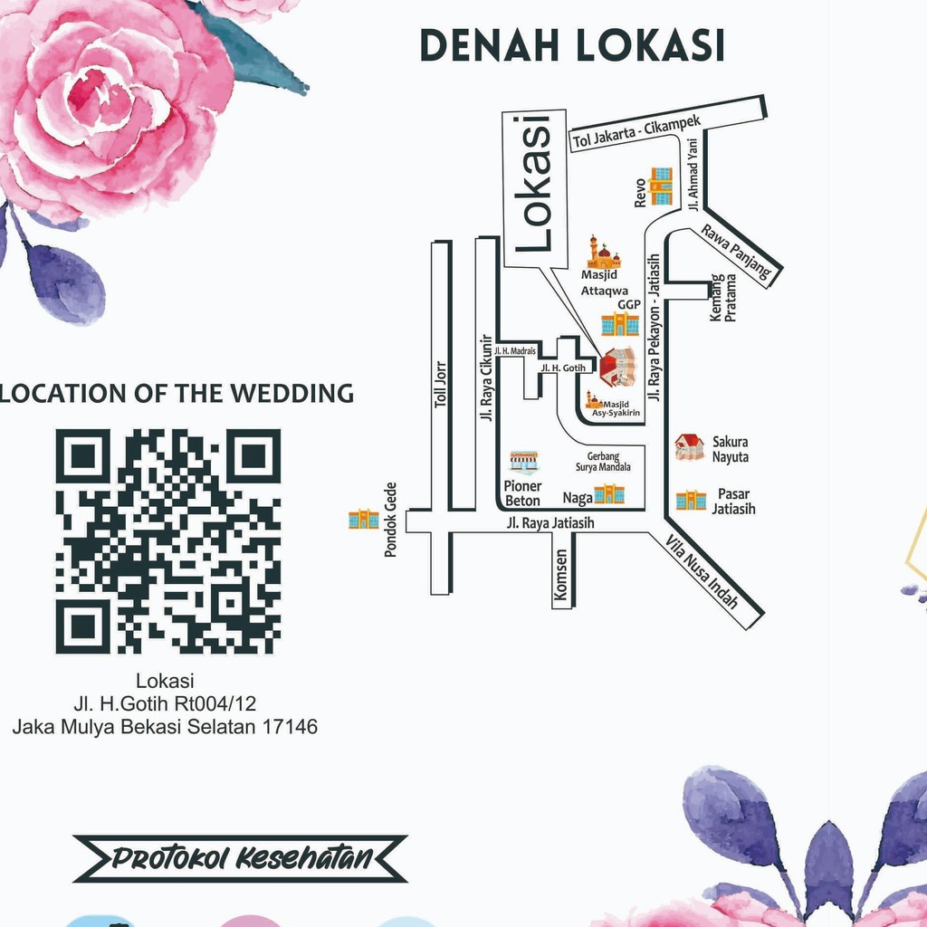 Jual Tambahan foto atau Denah Lokasi Undangan | Shopee Indonesia