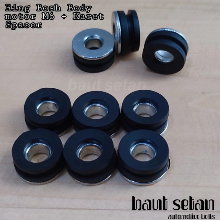 Jual paket 4 ring bosh body motor m6 dan karet spacer | Shopee Indonesia