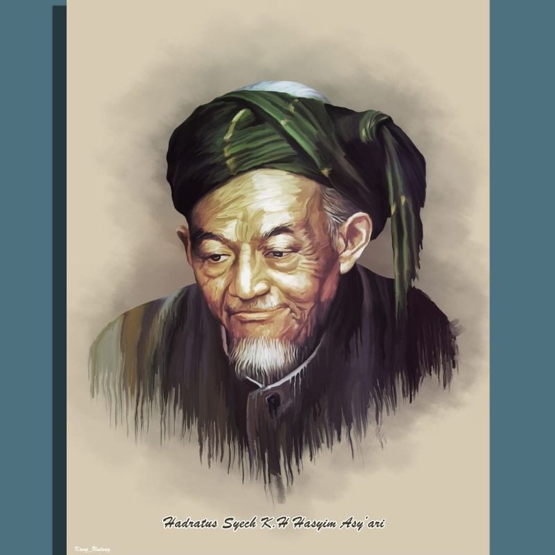 Jual ABANI POSTER ULAMA KH HASYIM ASY'ARI HIASAN DINDING POSTER TOKOH ...
